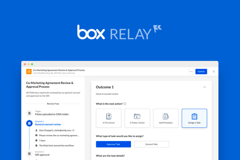 ワークフローの自動化と業務プロセスの管理 | Box Relay